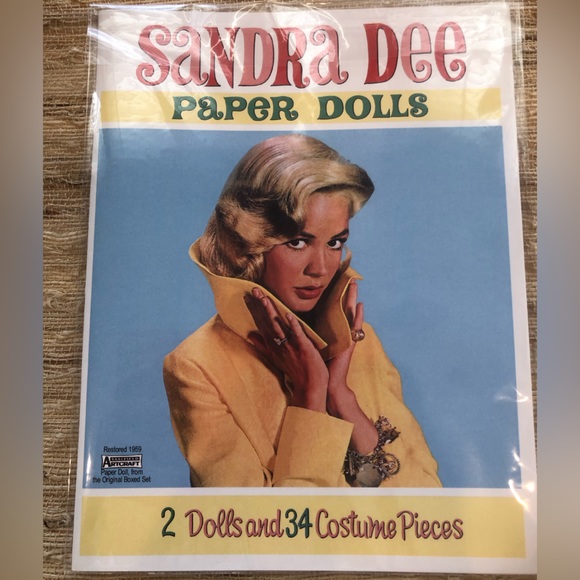 Other | Sandra Dee Paper Doll Book | Poshmark